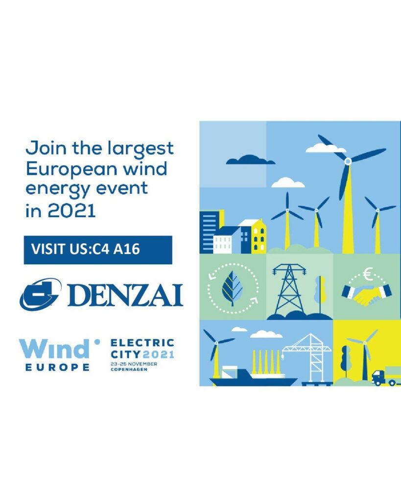 「Wind Europe」にDenzai Engineeringとして出展します。 | DENZAI